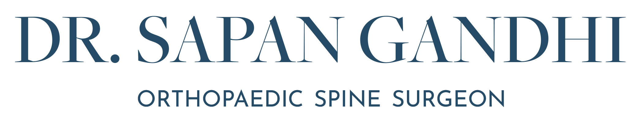 About - Dr. Sapan Gandhi